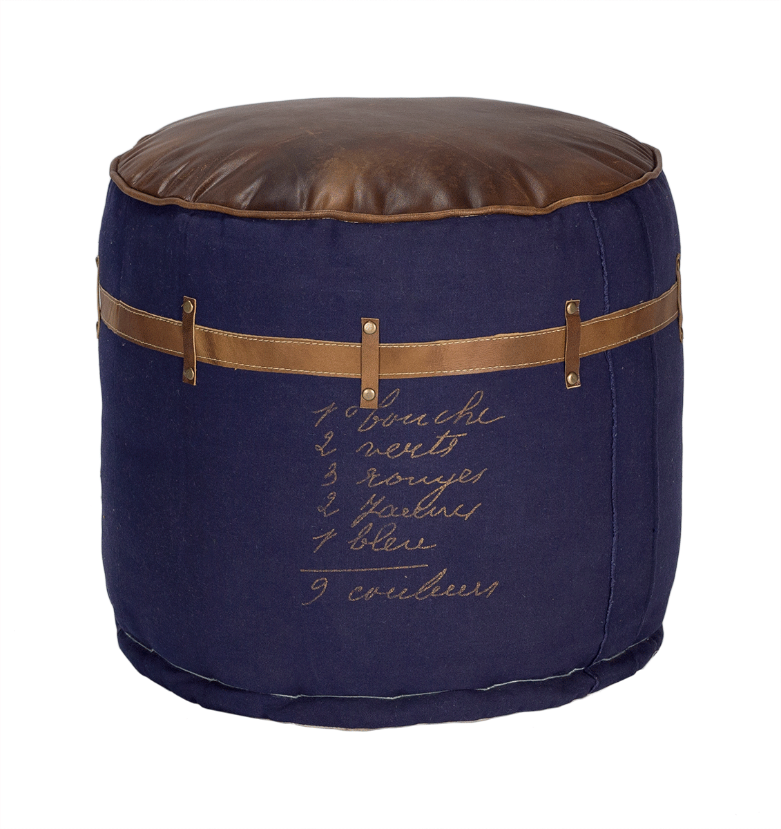 Puff Blue diseño | Mueblespacio